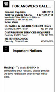 Understanding Your ENMAX Bill